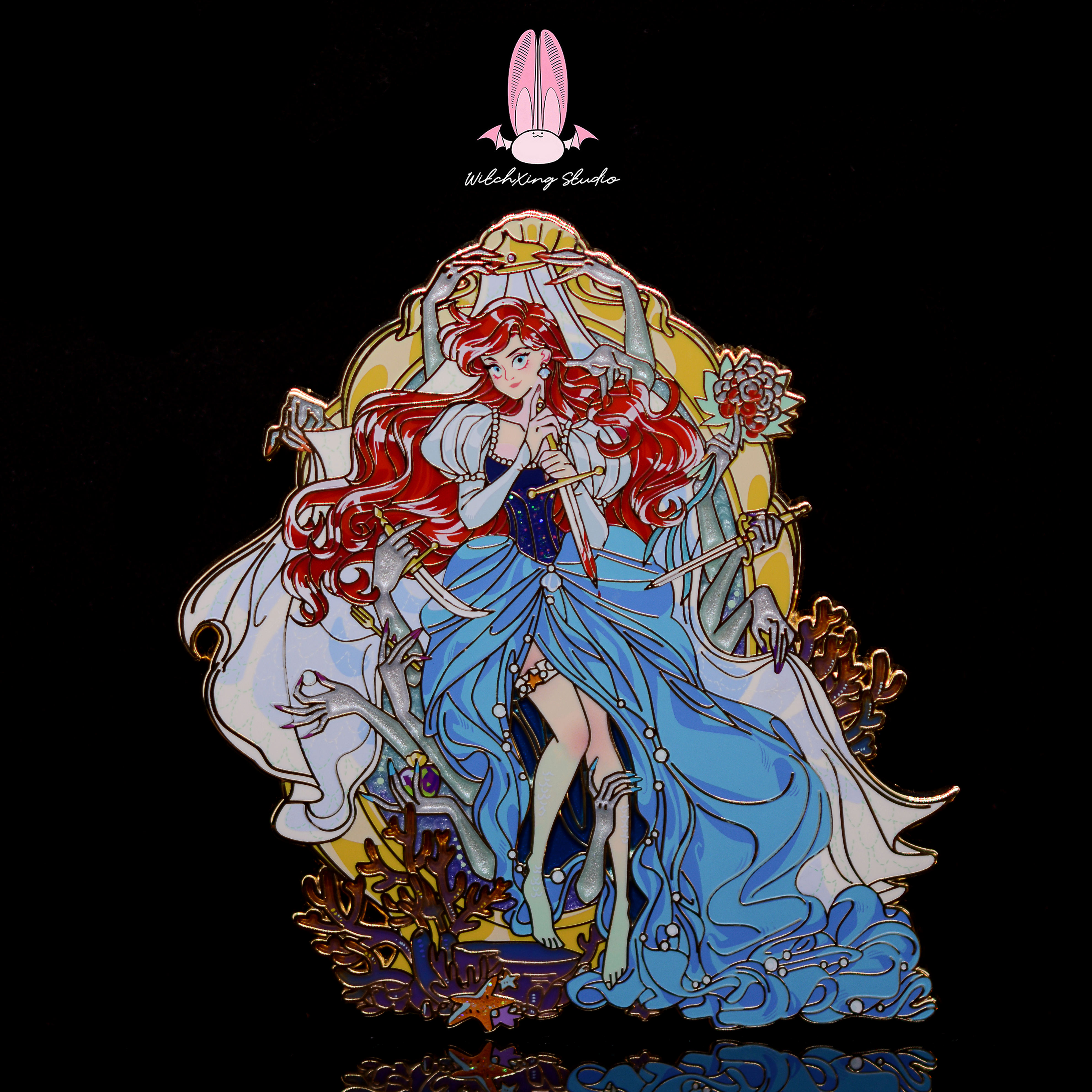 *SHOP DROP* Bad Girls Club Ariel enamel pin 3 variants – WitchXing
